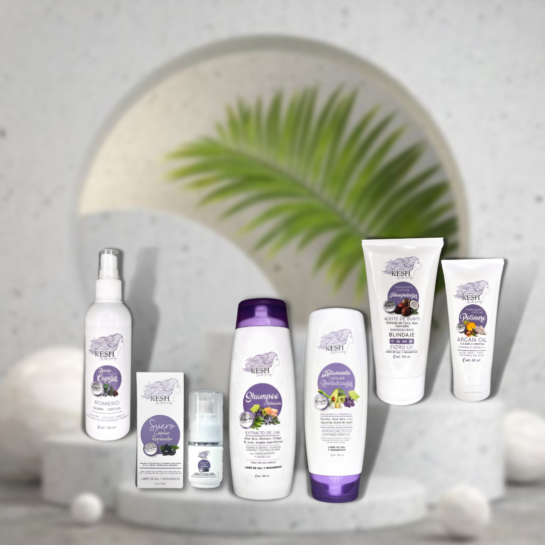 Kit Capilar Crecimiento Anticaída y Reparación Kesh – Kesh Usa